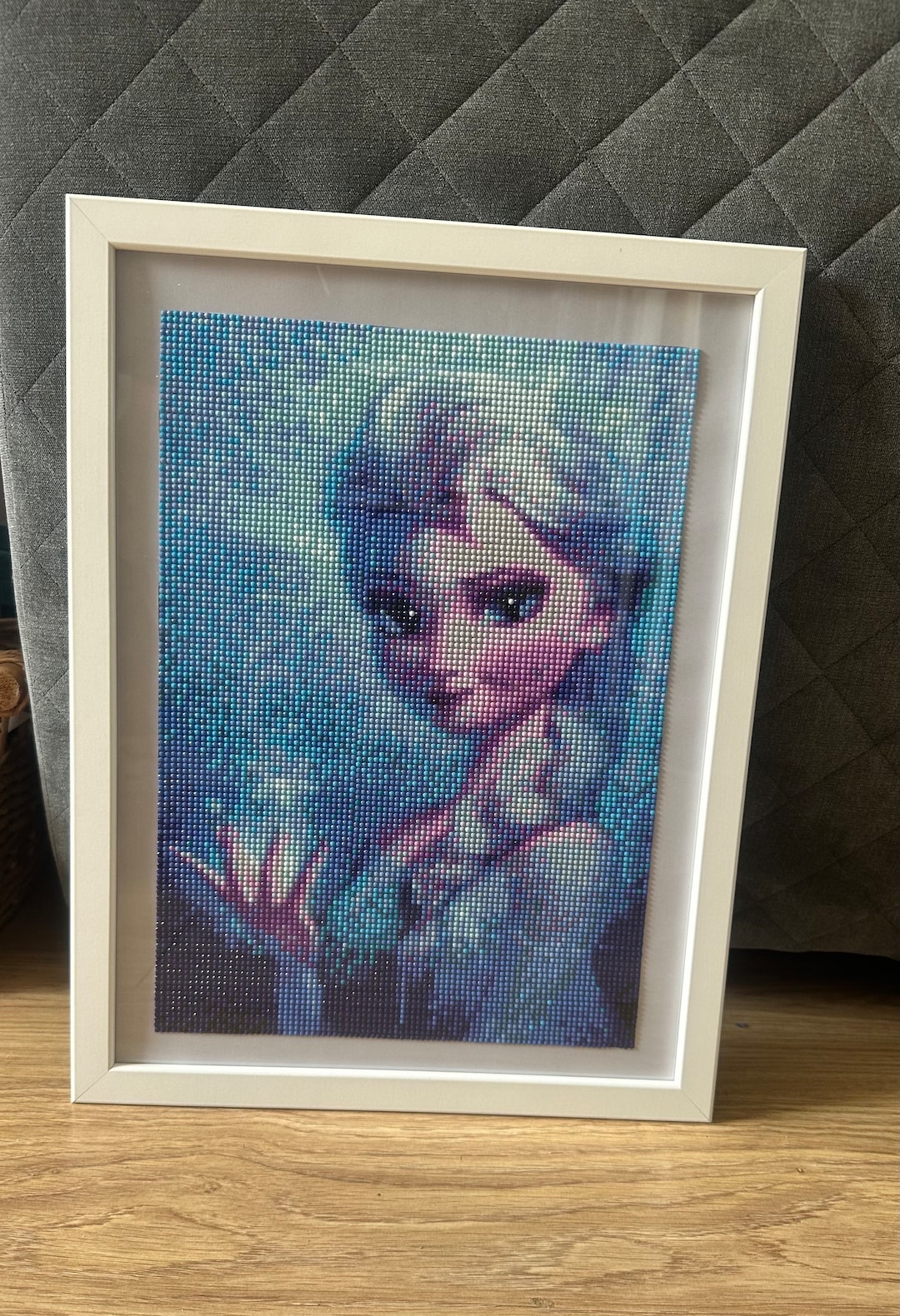 Completed Diamond Art. Elsa From Frozen - Etsy