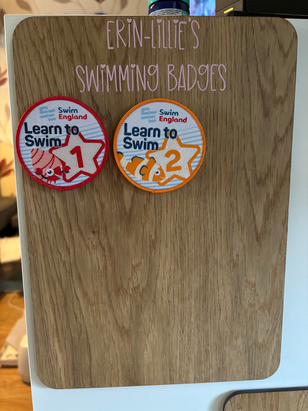 Swimming Badges Board/ Oak Veneer. A4 - Etsy