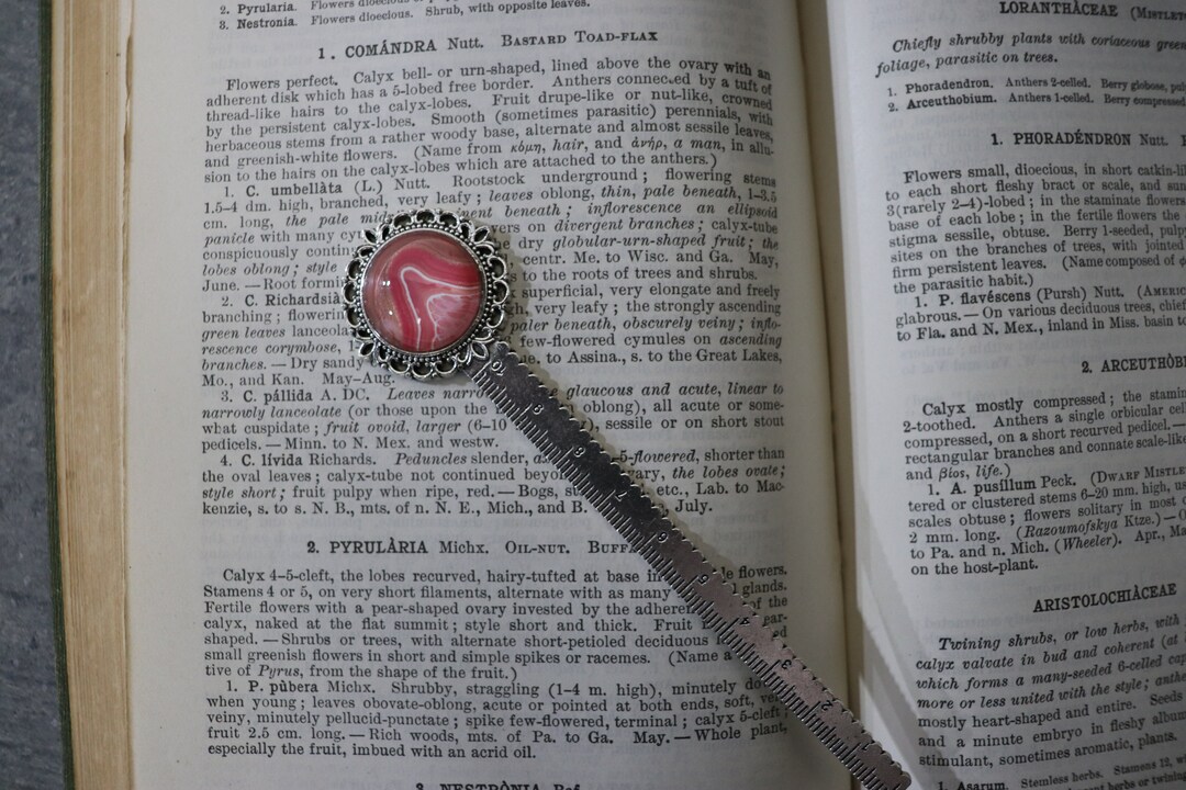 Peach and Rose Gold Bookmark Fluid Acrylic Handmade Bookmark - Etsy