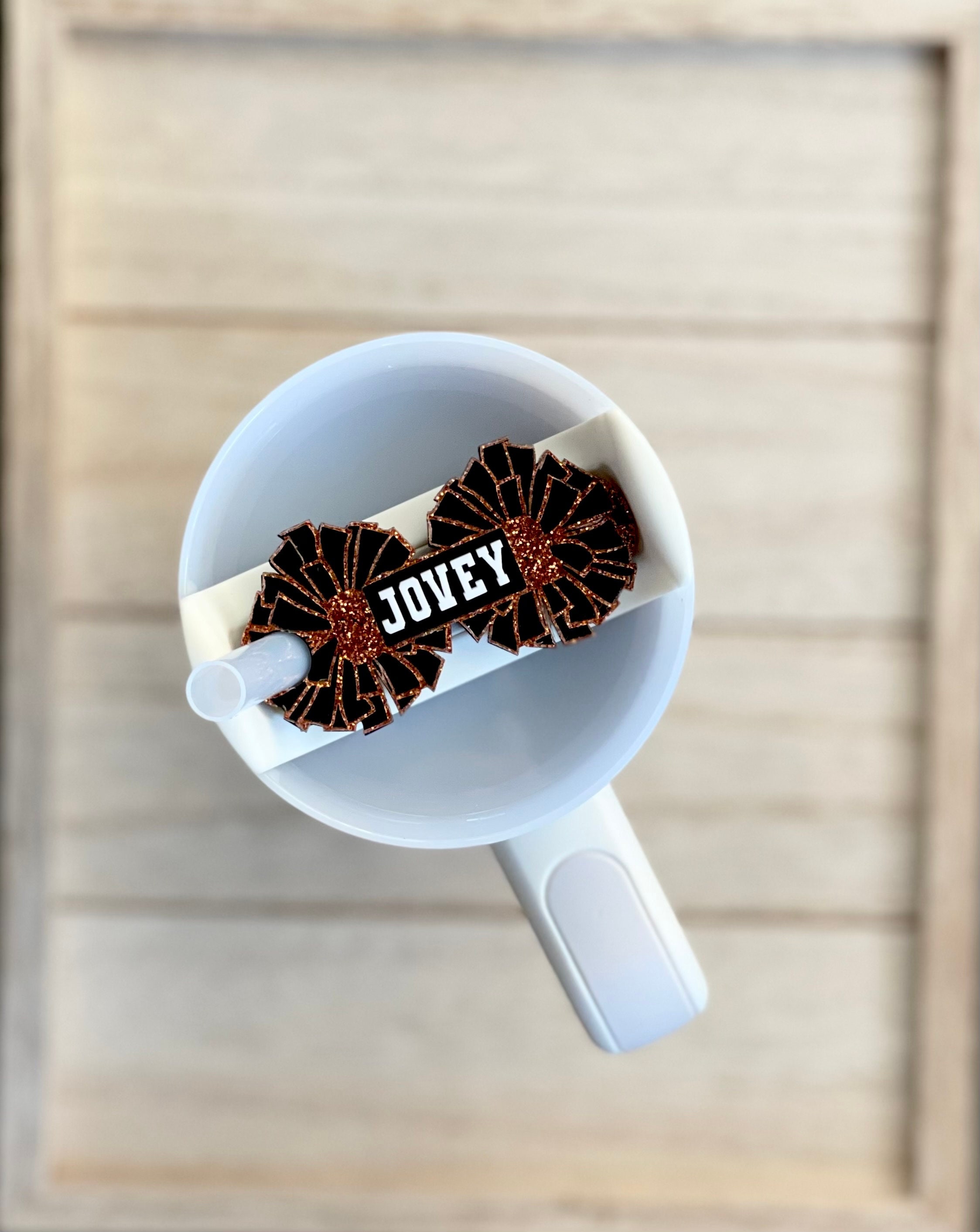 Personalized Cheer Stanley Topper Cheer Mom Tumbler Tag Team Pride ...