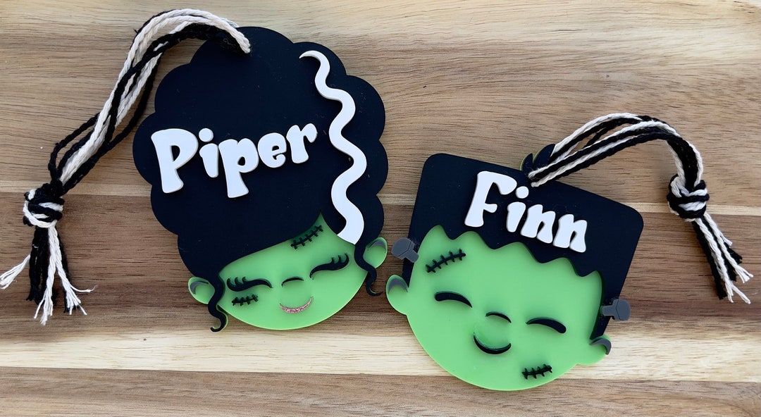 Halloween Gift Tag Frankenstein Gift Tag Halloween Basket Boo Basket ...