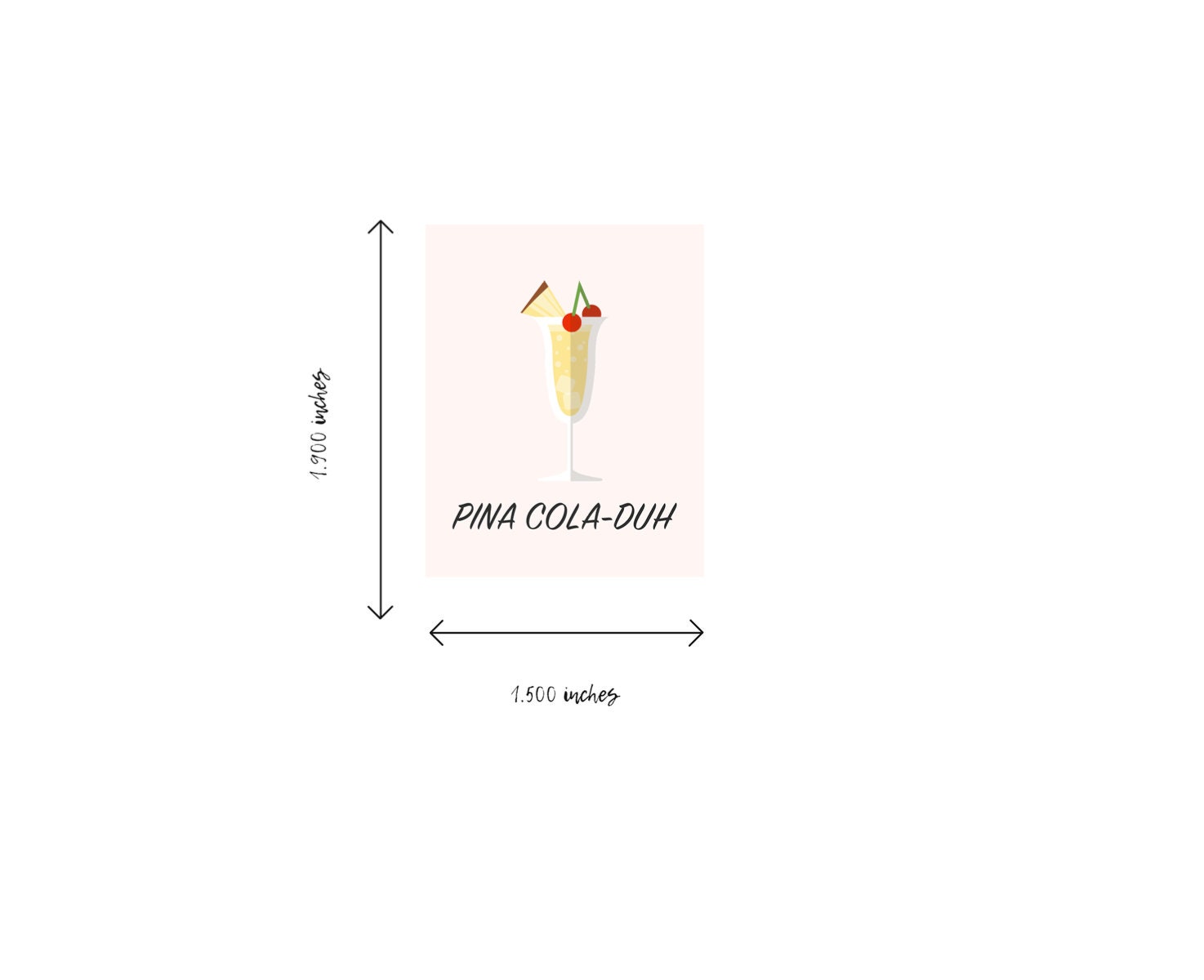 Cocktail Drink Puns Planner Stickers Etsy
