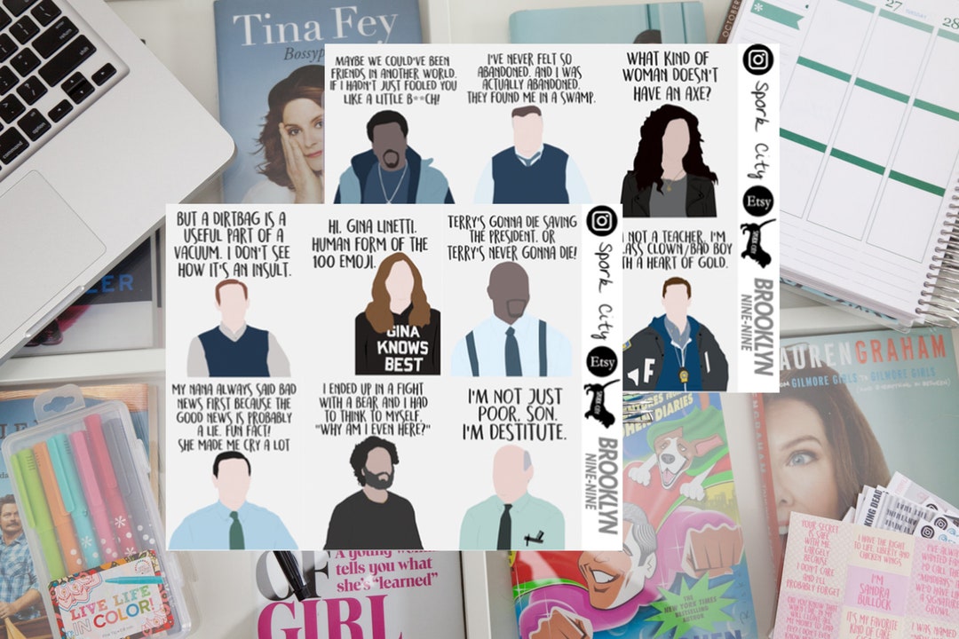 B99 Inspired TV Show Quote & Picture Planner Stickers - Etsy UK