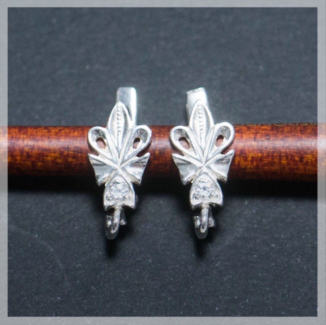Leverback Earrings Sterling Silver 925 Sterling Silver - Etsy