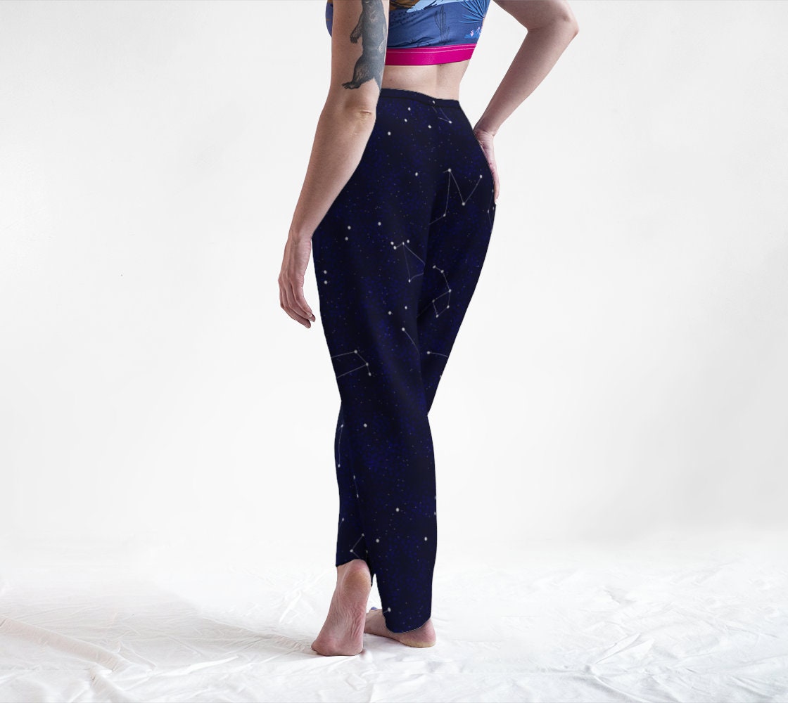 Constellation Lounge Pants Galaxy Print Astrology Astronomy Comfy ...