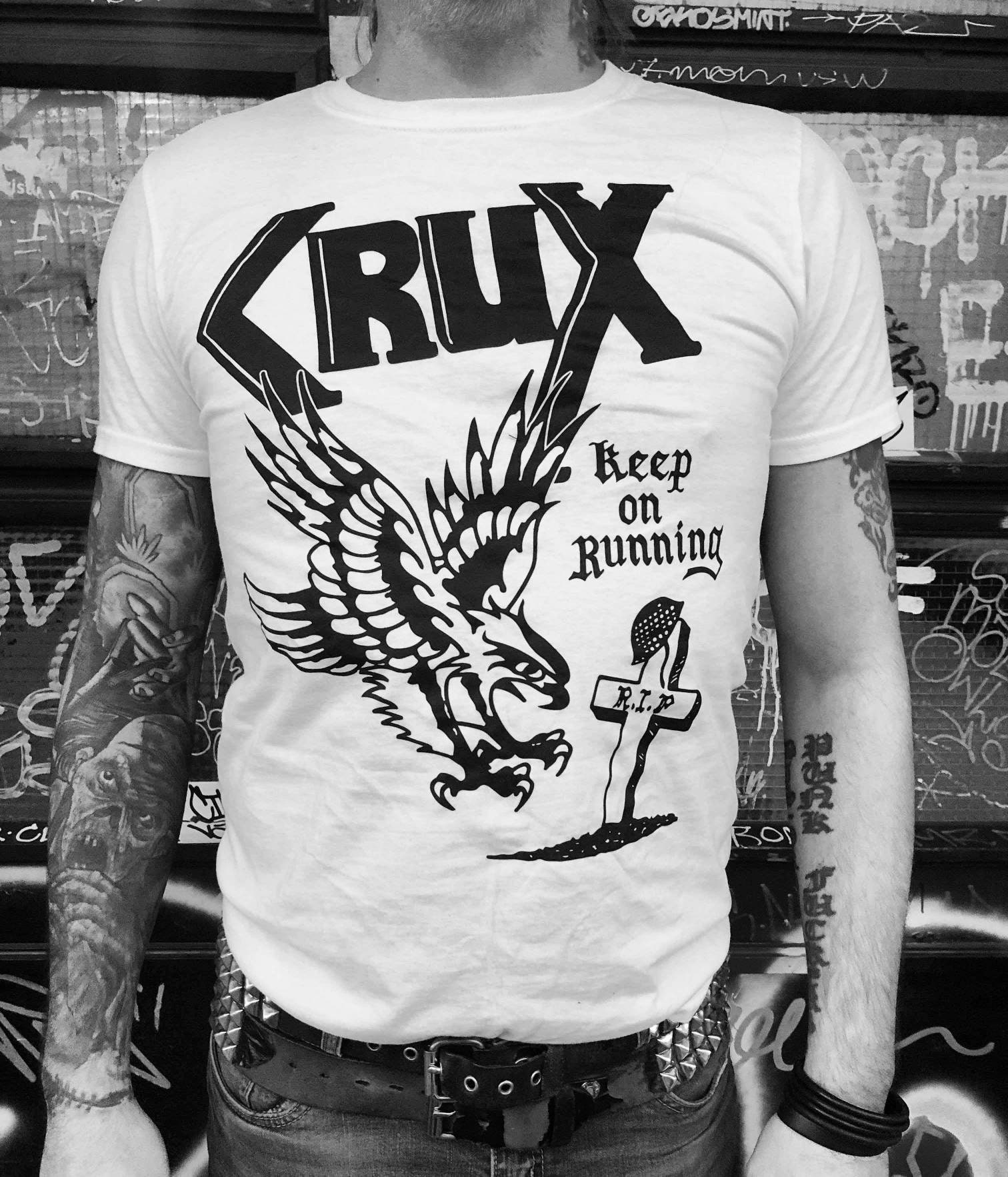 CRUX KEEP on RUNNING white | Etsy