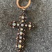 Ornate Rhinestone Cross Keychain Ornate Keychain Devotion - Etsy