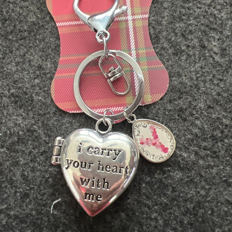 Heart Keychain - Etsy