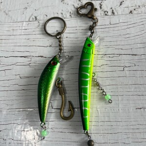 Fish Lure Keychain Fishing Lure Keychain Gifts for Him - Etsy