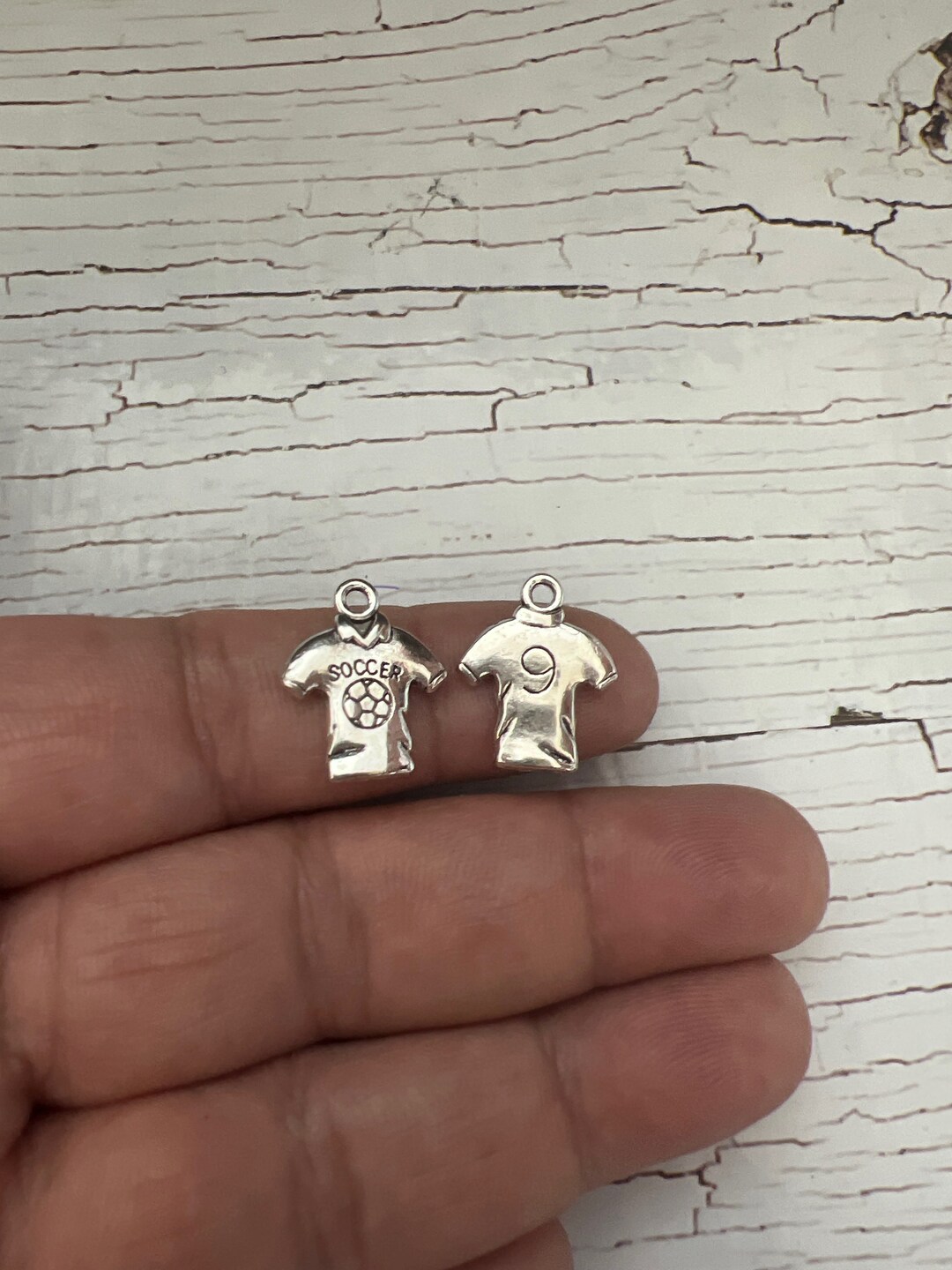 Soccer Jersey Charm, Double Sided Jersey Charm, Sports Jersey Charms, T ...