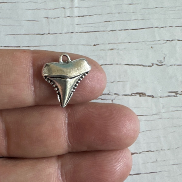 Shark Tooth Charm - Etsy