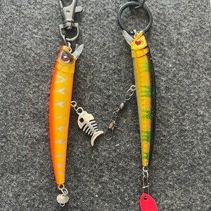 Fish Lure Keychain Fishing Lure Keychain Gifts for Him - Etsy