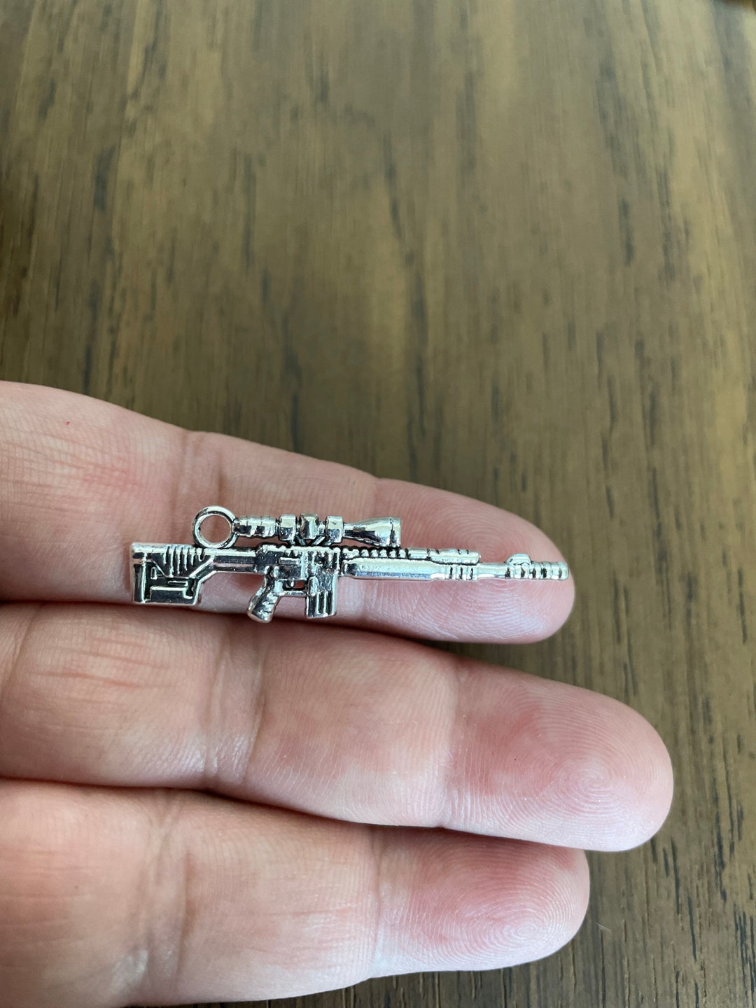 Antique Tibetan Silver Sniper Rifle, Gun Charms, Sniper Rifle Pendants ...