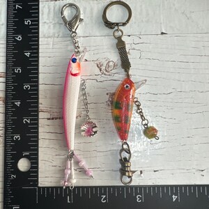 Colorful Fishing Lure Keychain: Fisherman Gift - Etsy