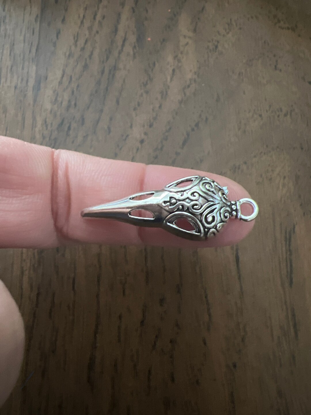 2D Bird Beak Skeleton, Antique Bronze Silver Color Pendants, DIY Making ...