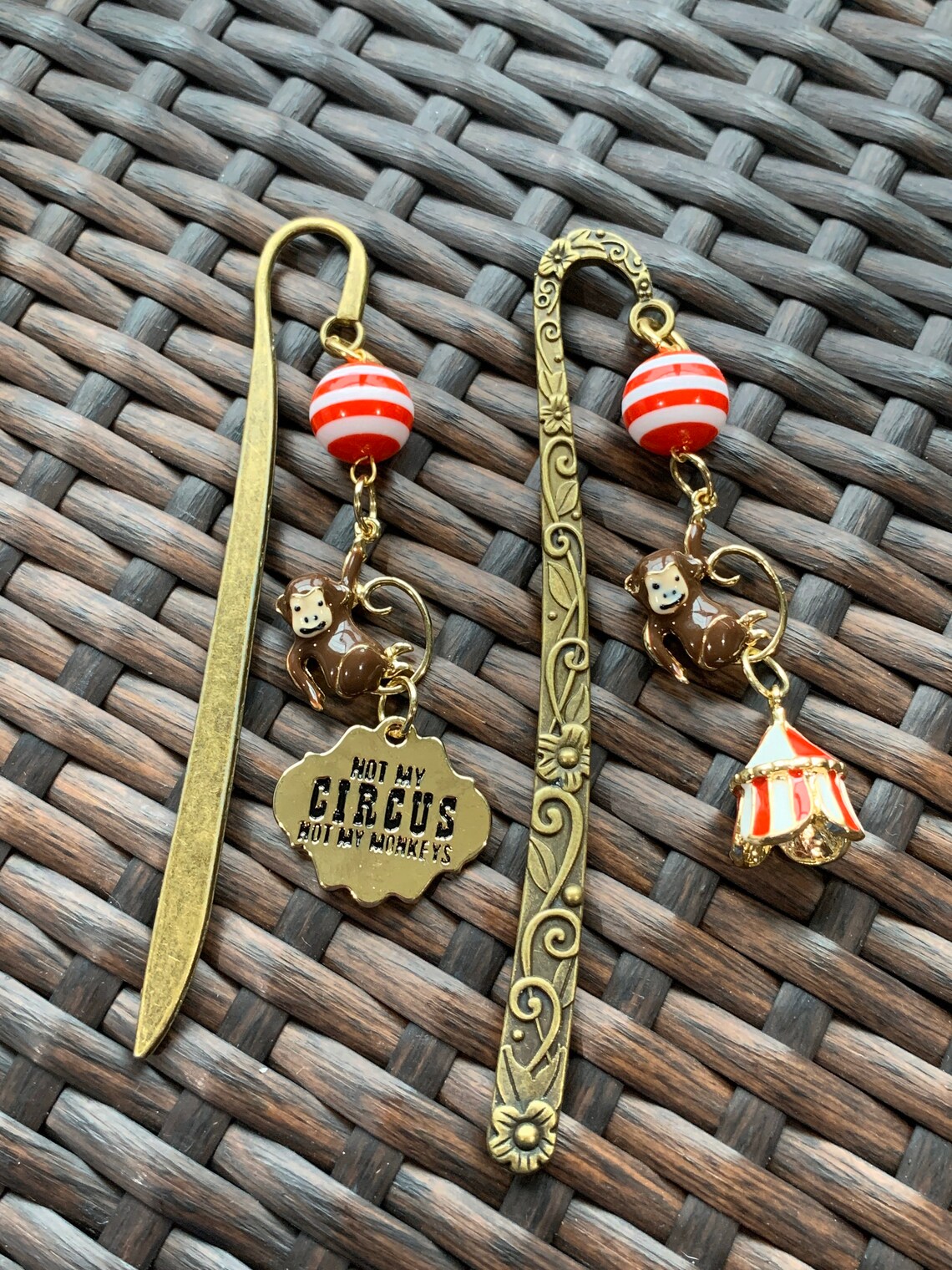 Circus Bookmark Fair Bookmark Festival Bookmark Animal | Etsy