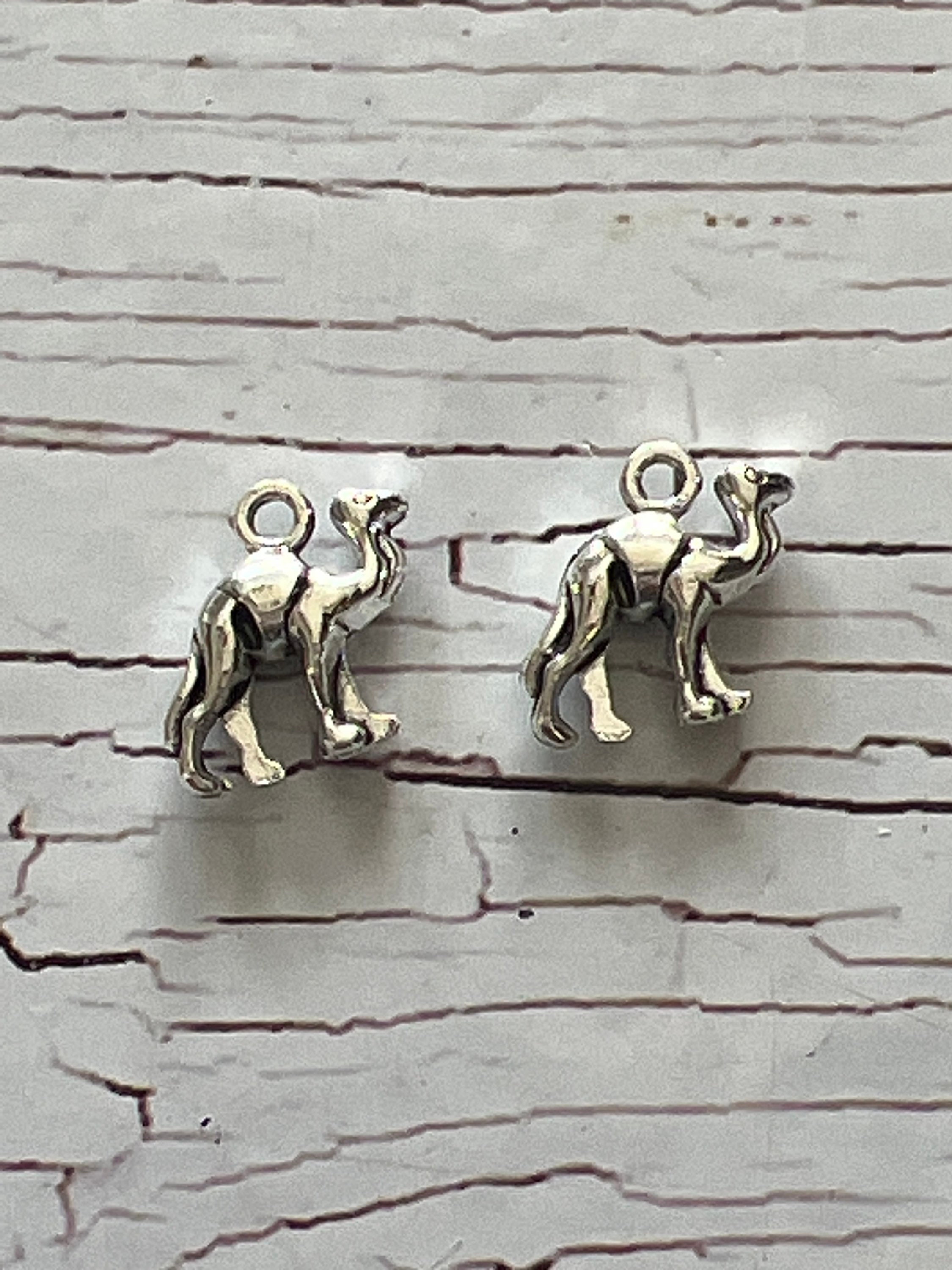 3D Camel Silver Camel Charm Double Sided Camel Charms - Etsy UK