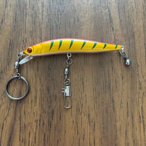 Fish Lure Keychain Fishing Lure Keychain Gifts for Him - Etsy