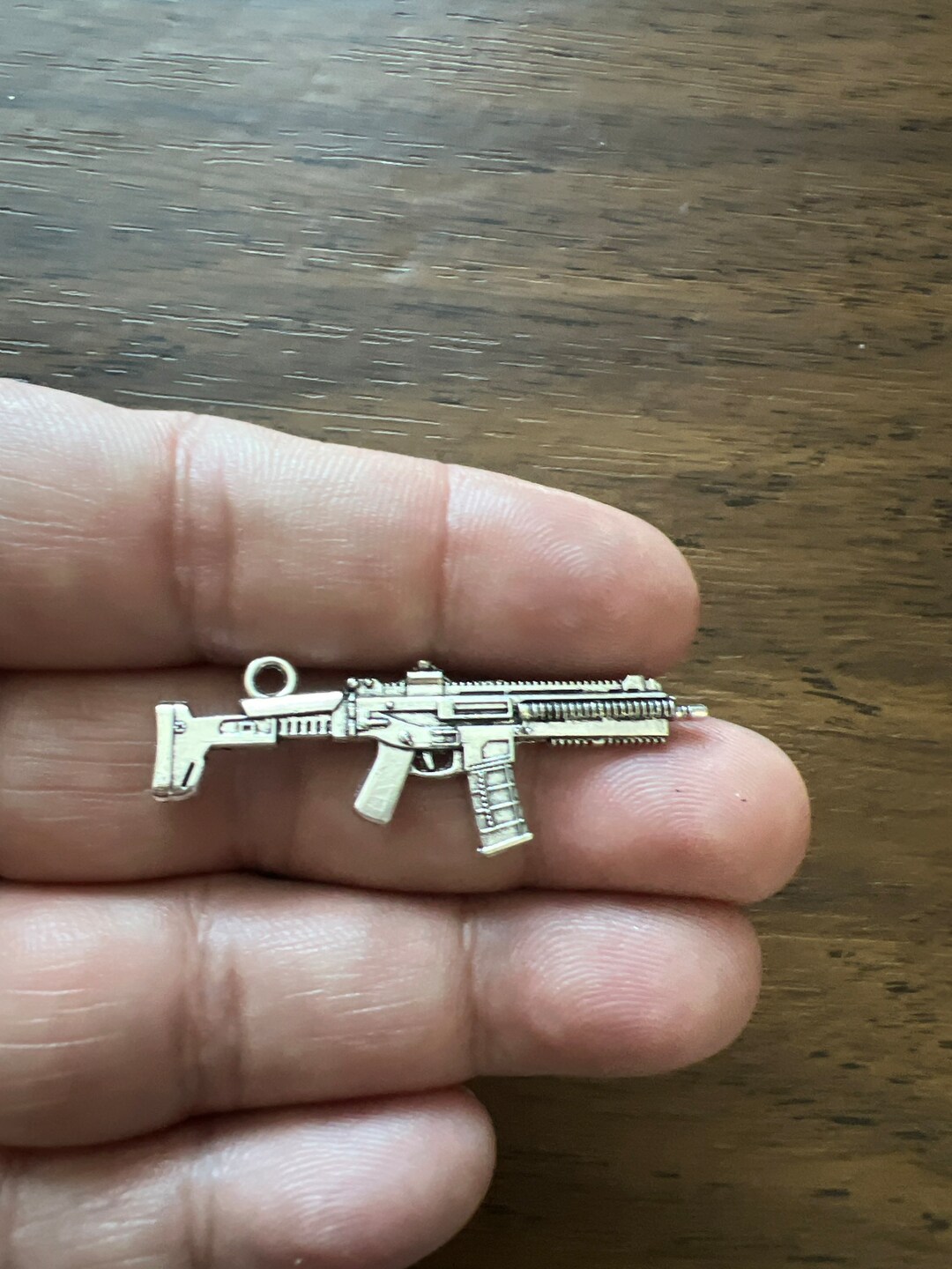 Machine Gun Pendant, Machine Gun Rifle Charm, Gun Rifle Charms, Rifle ...