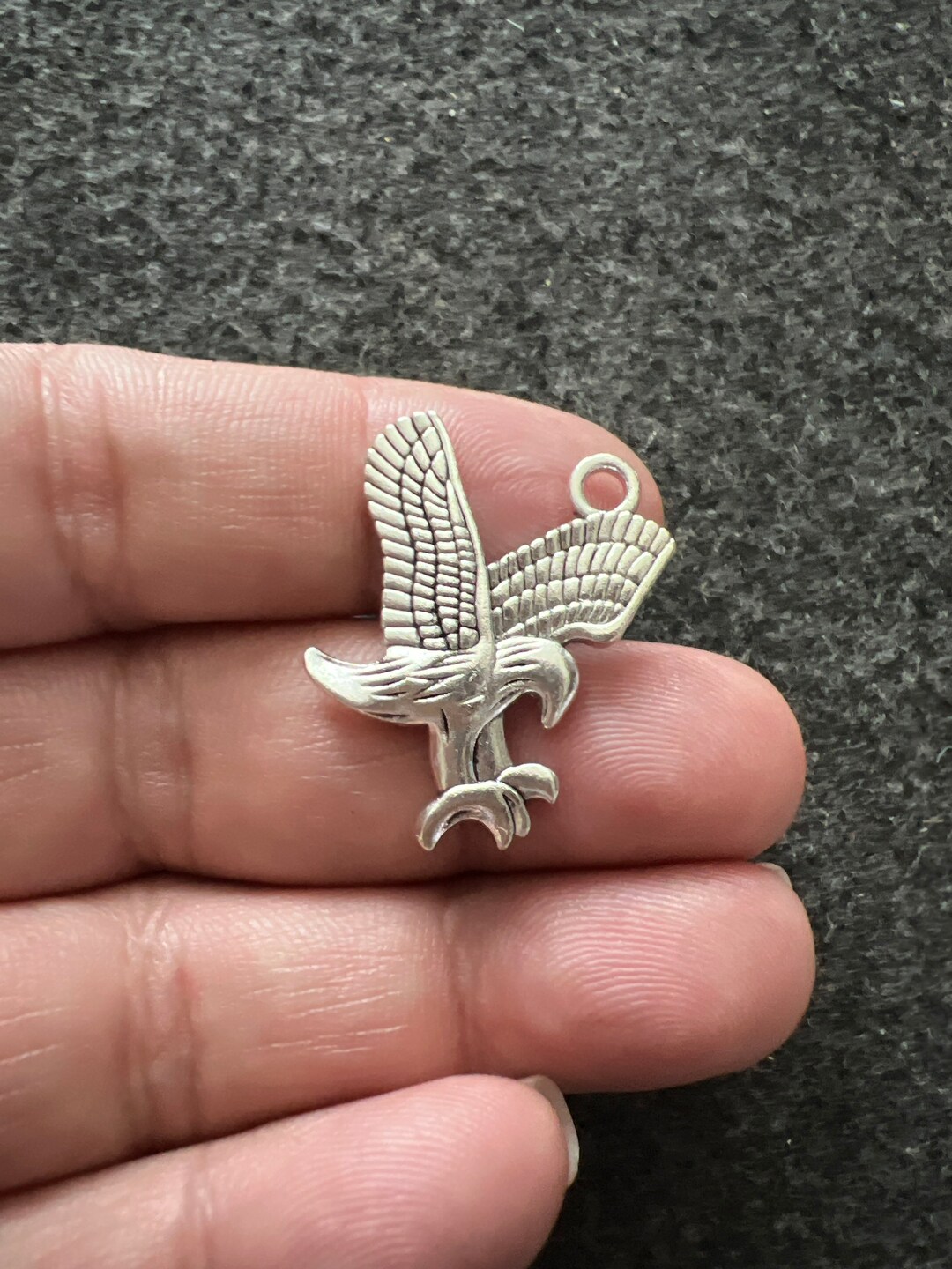 Hawk Eagle Charms, Landing Eagle Charm, Flying Eagle Pendant, Eagle ...