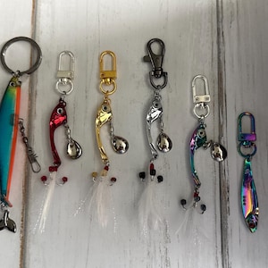 Fish Lure Keychain, Hard Bait Fish Lure Keychain, Gifts for Him, Long ...
