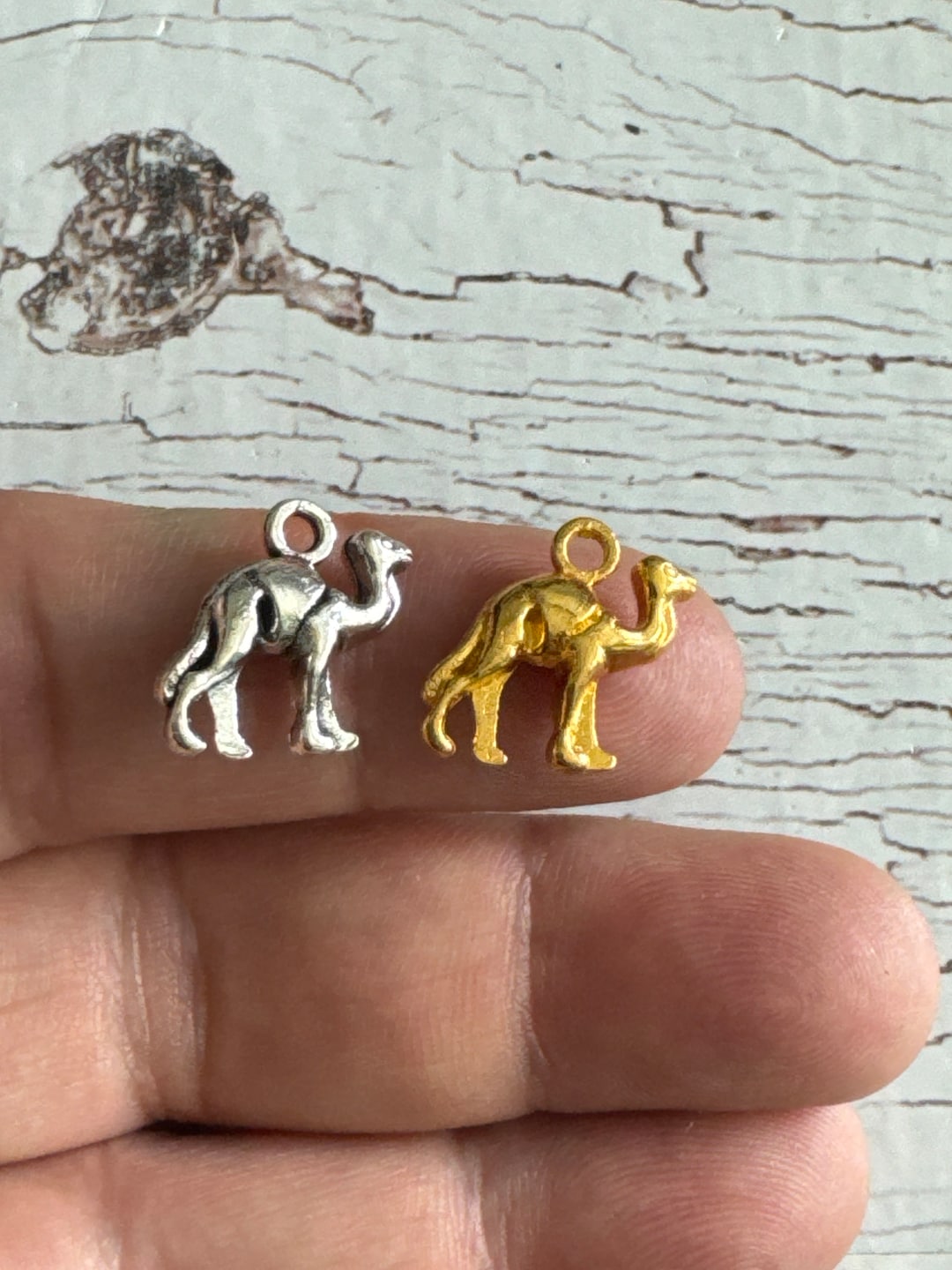 3D Camel, Silver Camel Charm, Double Sided Camel Charms, Vintage Silver ...