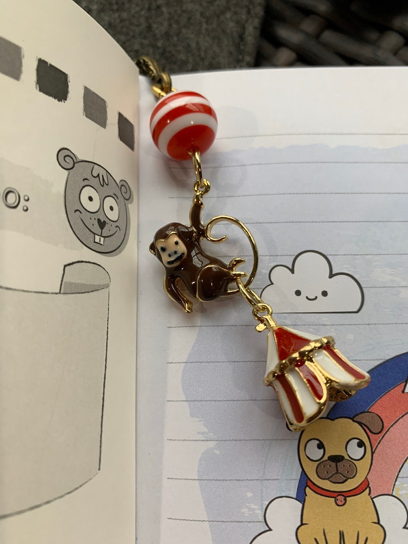 Circus Bookmark Fair Bookmark Festival Bookmark Animal - Etsy