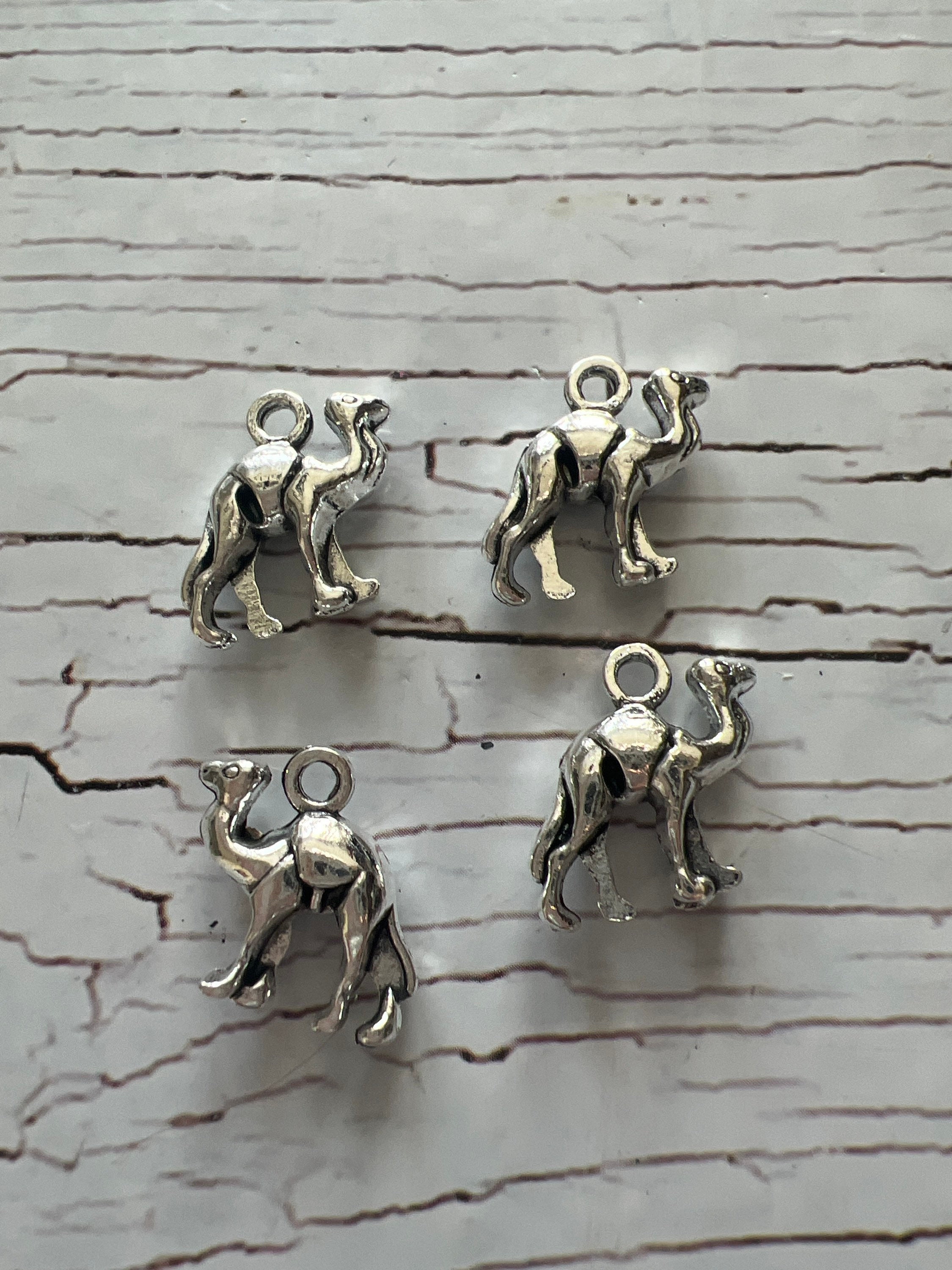 3D Camel Silver Camel Charm Double Sided Camel Charms - Etsy UK