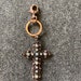 Ornate Rhinestone Cross Keychain Ornate Keychain Devotion - Etsy