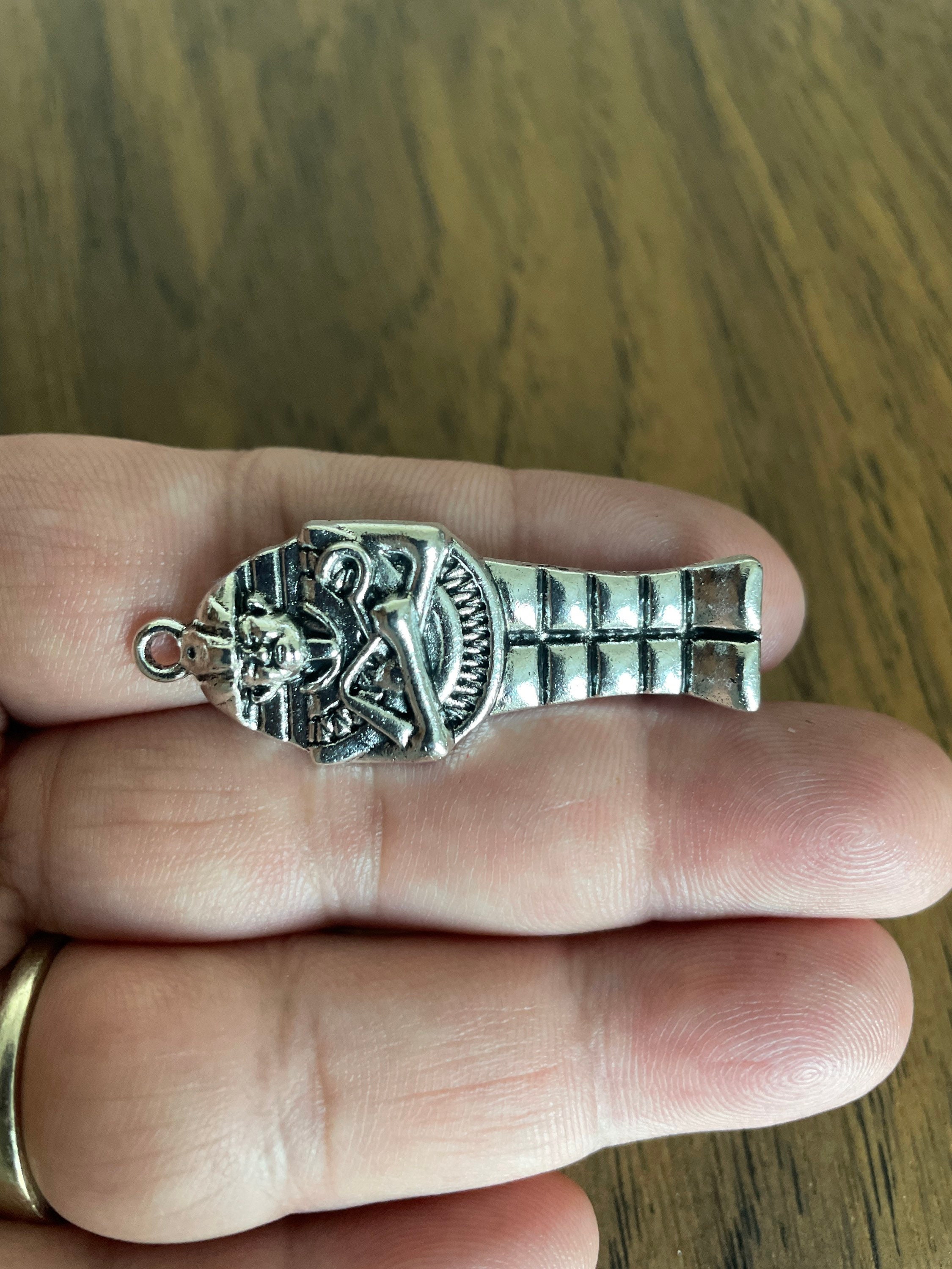 Egyptian Mummy Sarcophagus Charms Antique Tibetan Silver - Etsy