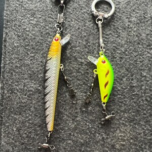 Fish Lure Keychain Fishing Lure Keychain Gifts for Him - Etsy