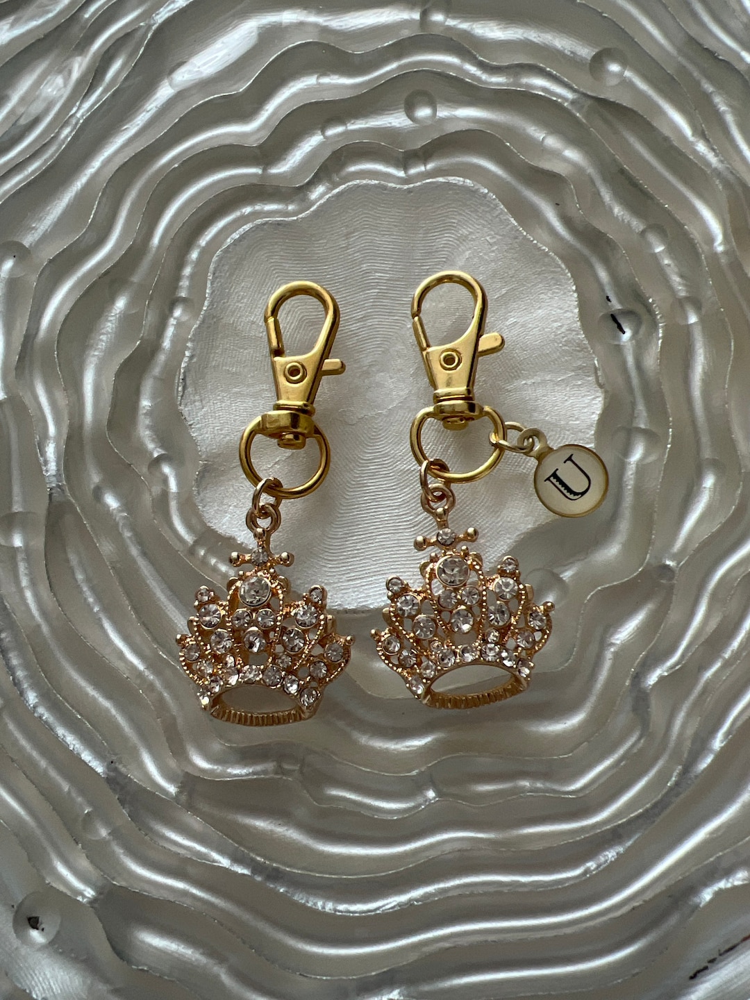 Rhinestone Crown Zipper Pull, Rhinestone Zipper Pull, Crown Purse Charm ...