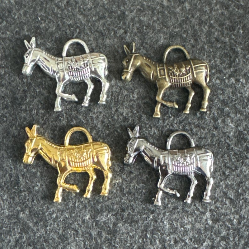 2 Donkey Charm - Etsy