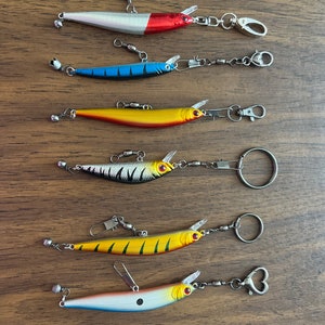 Fish Lure Keychain Fishing Lure Keychain Gifts for Him - Etsy