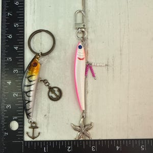 Fish Lure Keychain, Fishing Lure Keychain, Gifts for Him, Fishing Lure ...