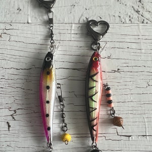 Fish Lure Keychain Fishing Lure Keychain Gifts for Him - Etsy