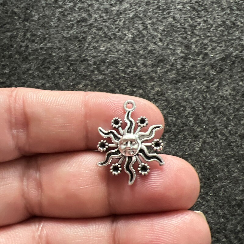 Sun Charm - Etsy