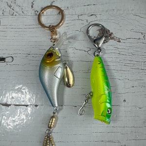 Fish Lure Keychain, Fishing Lure Keychain, Gifts for Him, Fishing Lure ...