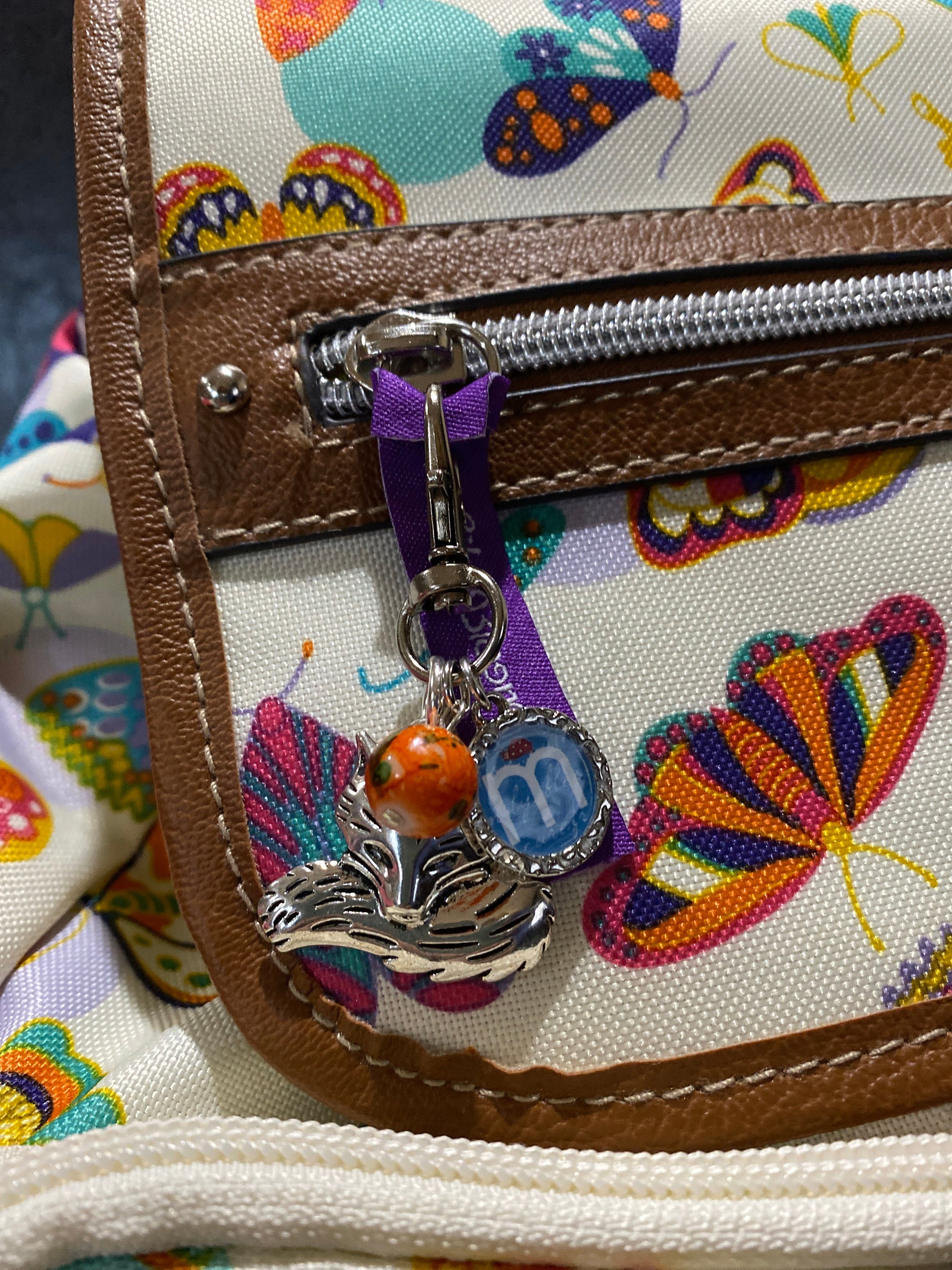 Fox Zipper Pull, Animal Zipper Pull, Fox Purse Charm, Backpack Charm ...