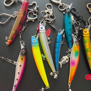 Fish Lure Keychain Fishing Lure Keychain Gifts for Him - Etsy
