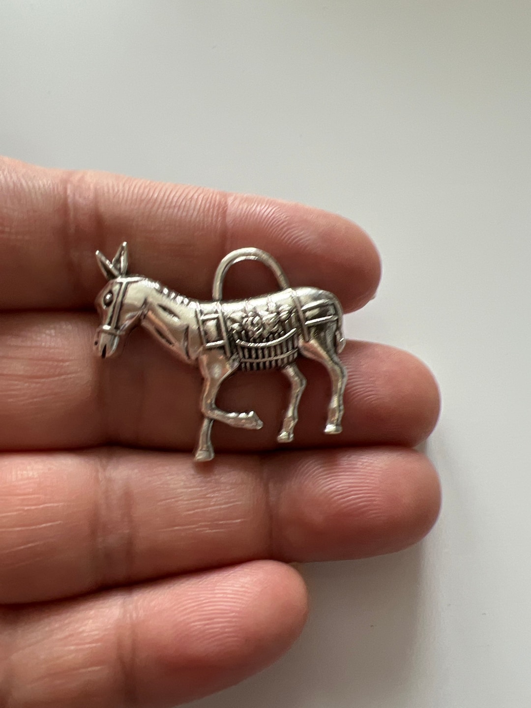 Silver Hollow Donkey Charms, Donkey Charm, Burro Charm 3330mm - Etsy