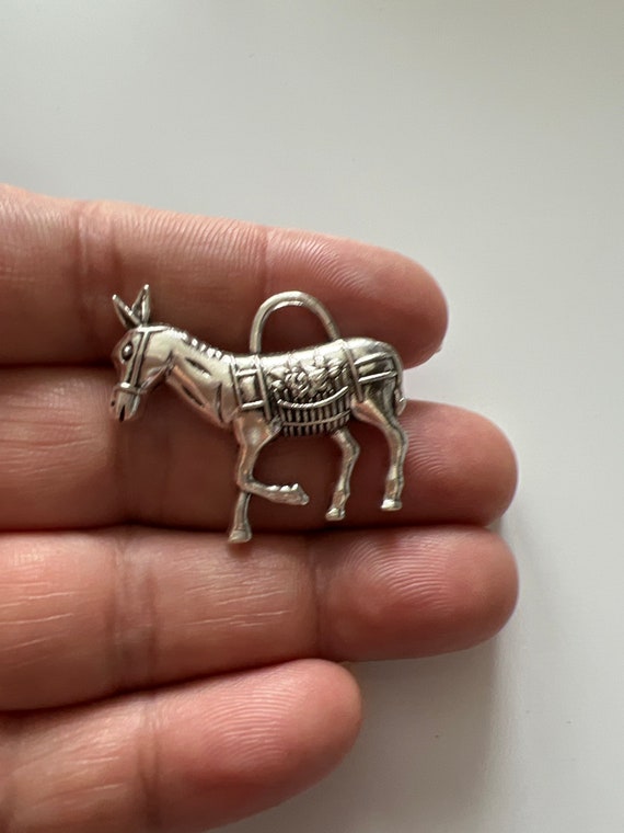 Silver Hollow Donkey Charms Donkey Charm Burro Charm 3330mm - Etsy