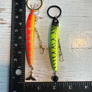 Fish Lure Keychain, Fishing Lure Keychain, Gifts for Him, Fishing Lure ...