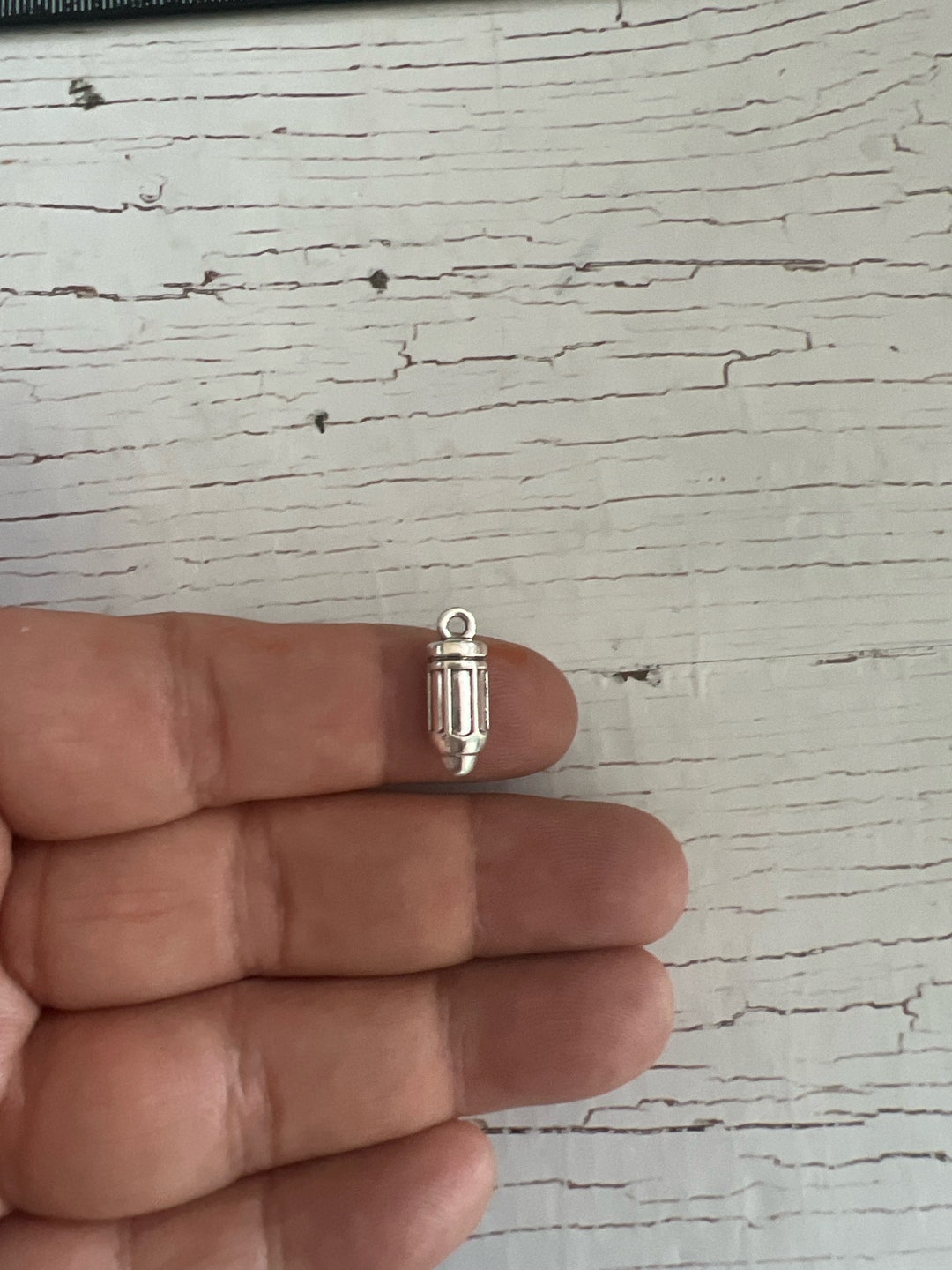 3D Pen Charm, Pencil Charm, Crayon Charm, Tibetan Silver Pencil Charm ...