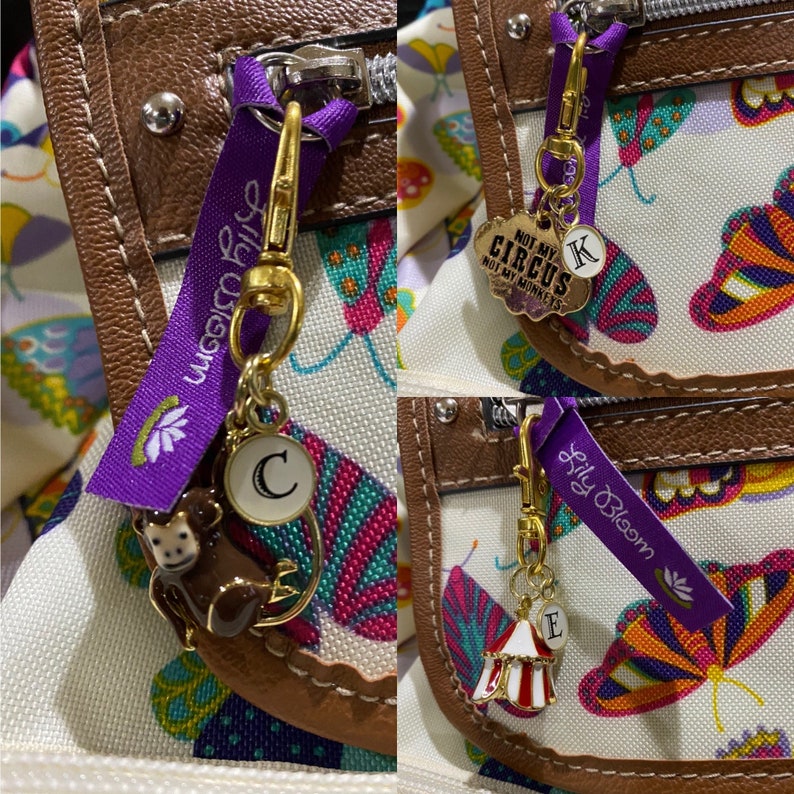 Circus Zipper Pull Monkey Zipper Pull Circus Tent Charm - Etsy