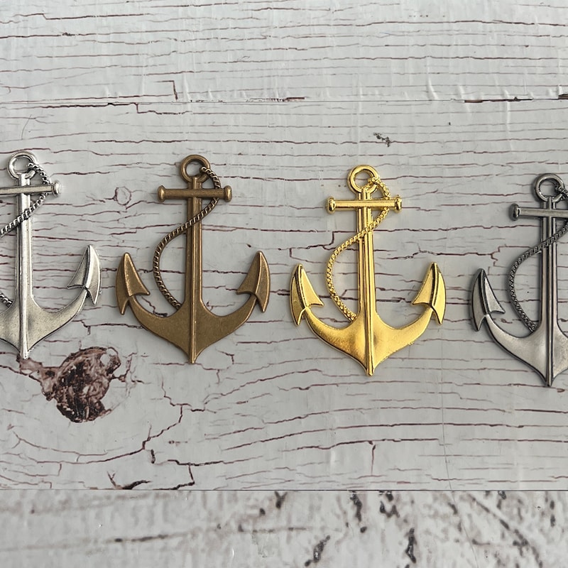 Bronze Anchor Jewelry - Etsy