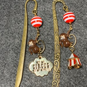 Circus Bookmark Fair Bookmark Festival Bookmark Animal | Etsy