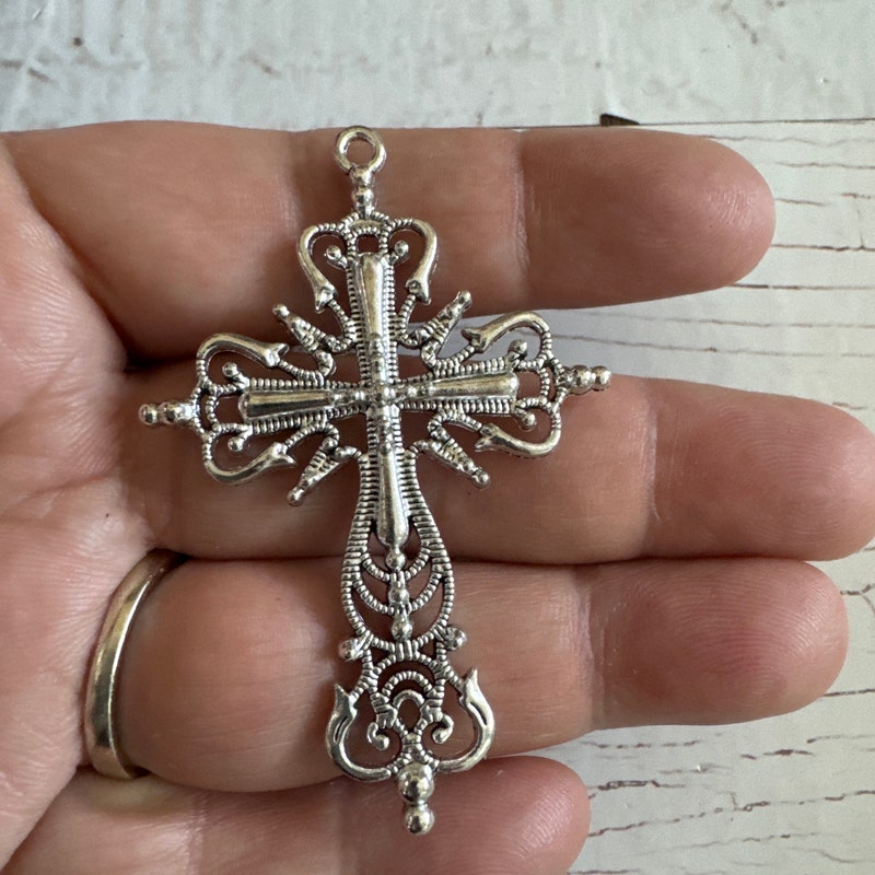 Ornate Cross Pendant - Etsy