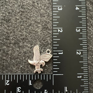 Hawk Eagle Charms, Landing Eagle Charm, Flying Eagle Pendant, Eagle ...