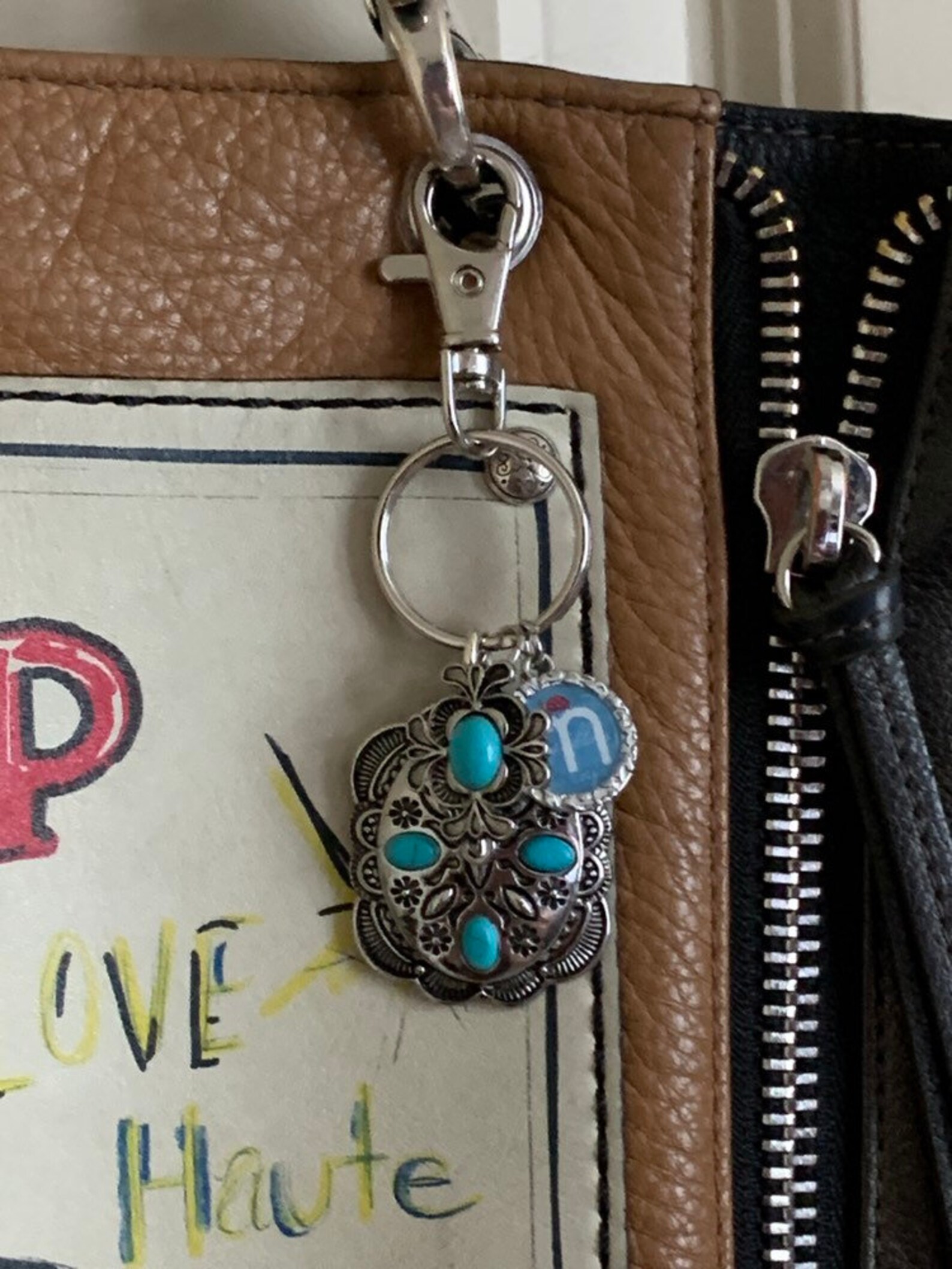 Concho Keychain Southwestern Keychain Cowboy Keychain - Etsy